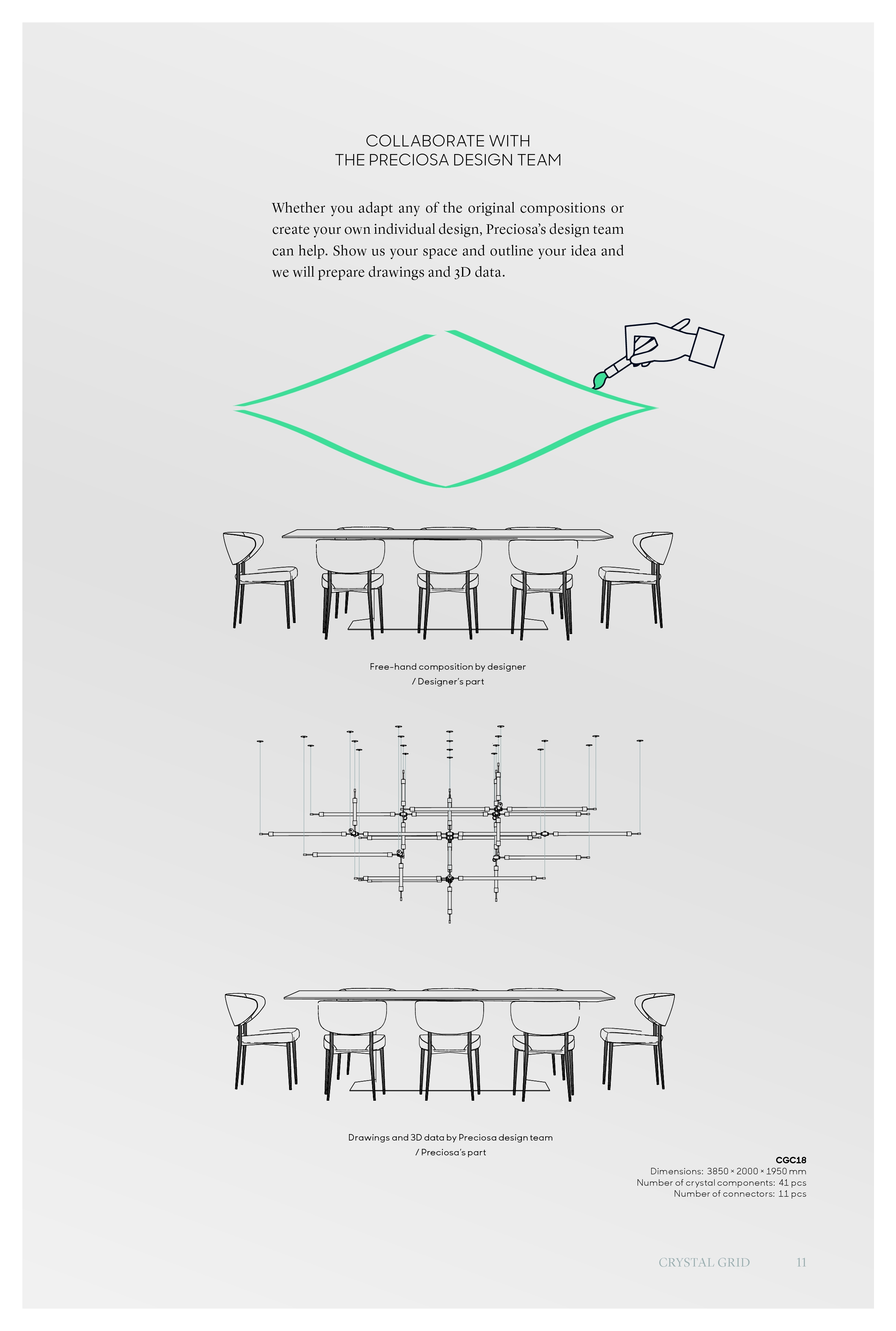 PRECIOSA SIGNATURE _ CRYSTAL GRID | Light and Style | 라이트앤스타일